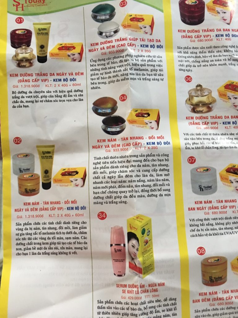 Kem sh today hải đường chính hãng phân phối sĩ lẽ toàn quốc